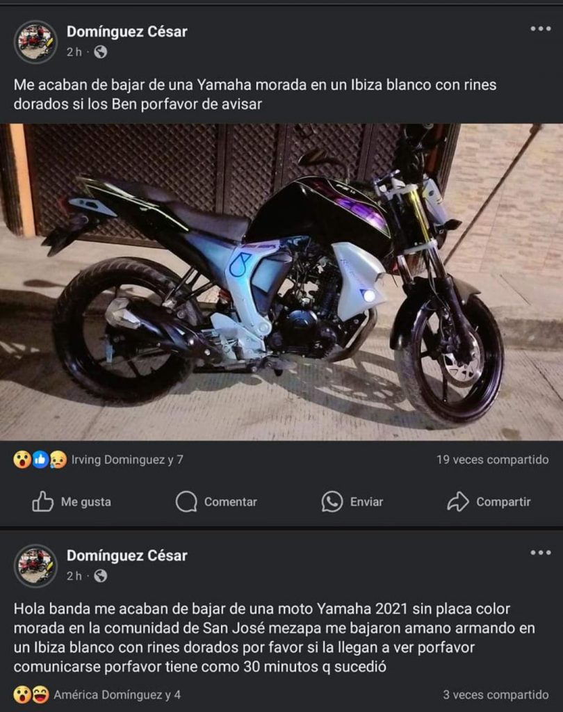 Anda asaltando un auto Ibiza color blanco y rines dorados en xalatlaco ...